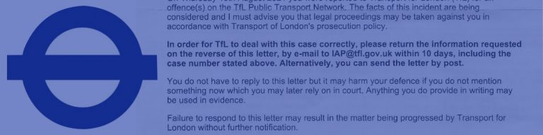 TfL Verification Letters: Receiving an Information Request